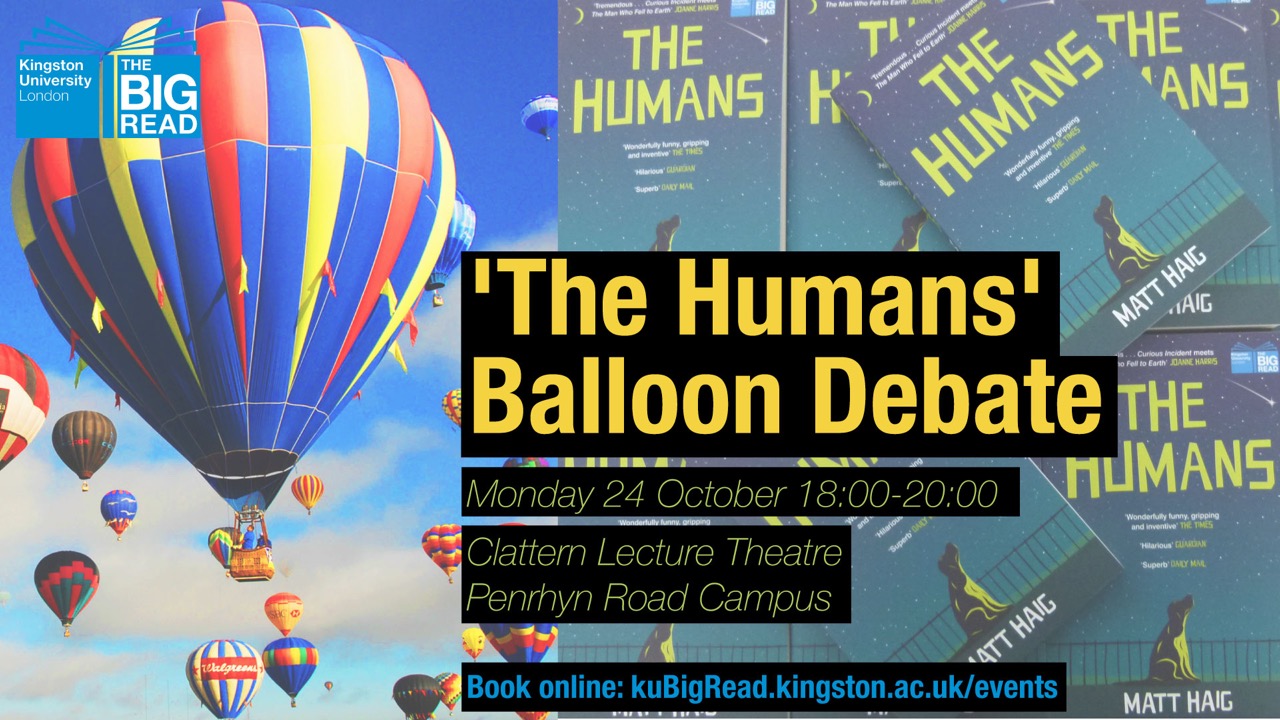 The KU Big Read – The Humans Balloon Debate | BookMachine