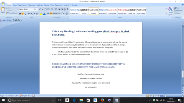Your guide to using styles in Word | BookMachine